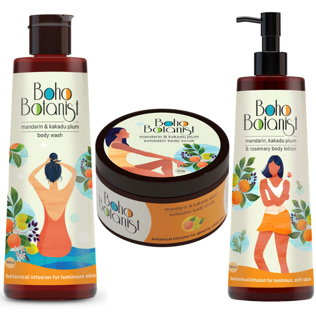 Mandarin and Kakadu Plum Glowing Skin Regime Kit – Boho Botanist